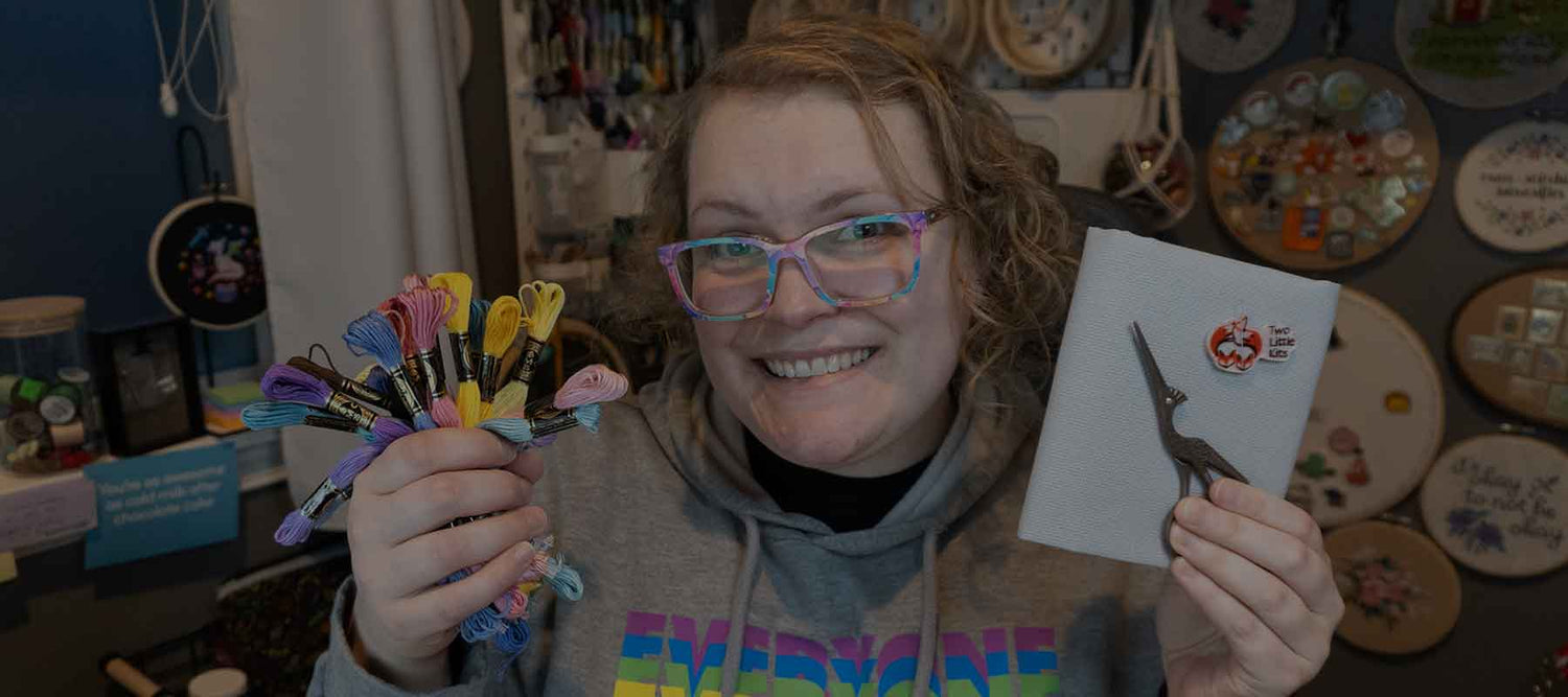 FlossTube #65 - Happy New Year! Let's create a Flower Field!