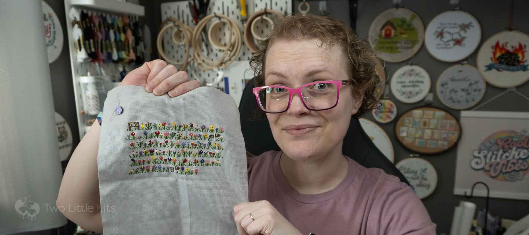 FlossTube #97 - A Big [Stitching] Catch-Up Was Necessary