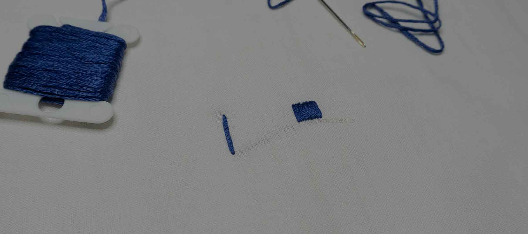 Straight Stitch // Hand Embroidery Stitches