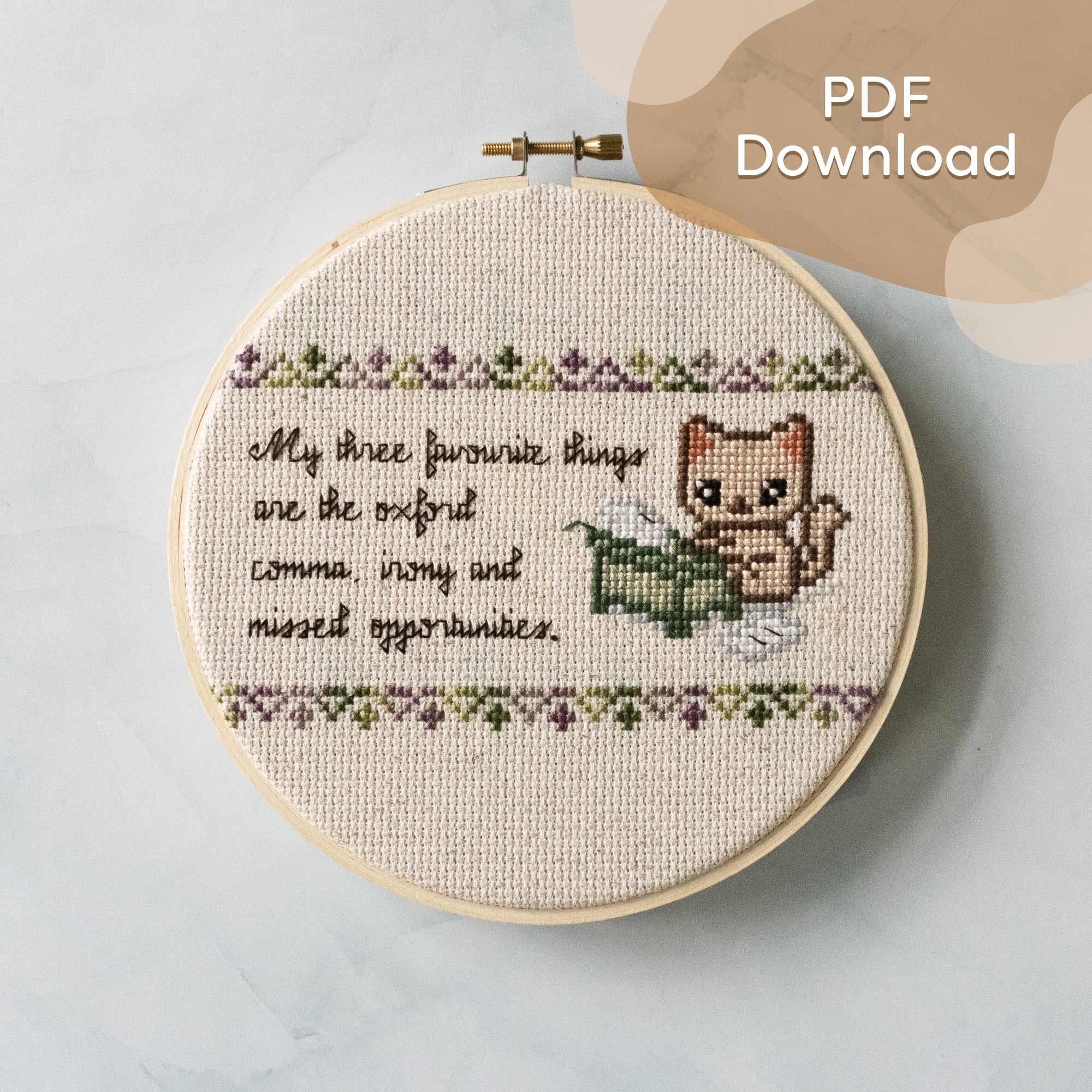 "Missed Opportunities" Cross-Stitch Pattern