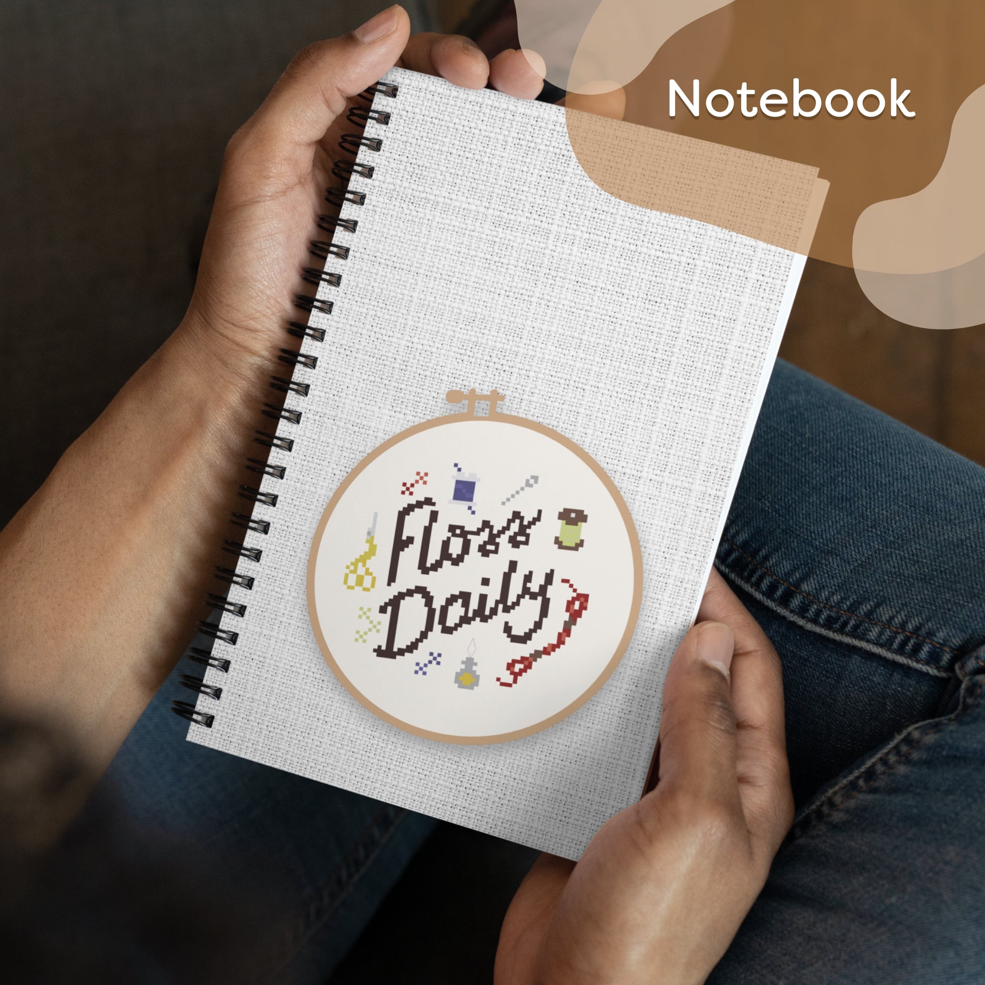 "Floss Daily" - Spiral Notebook