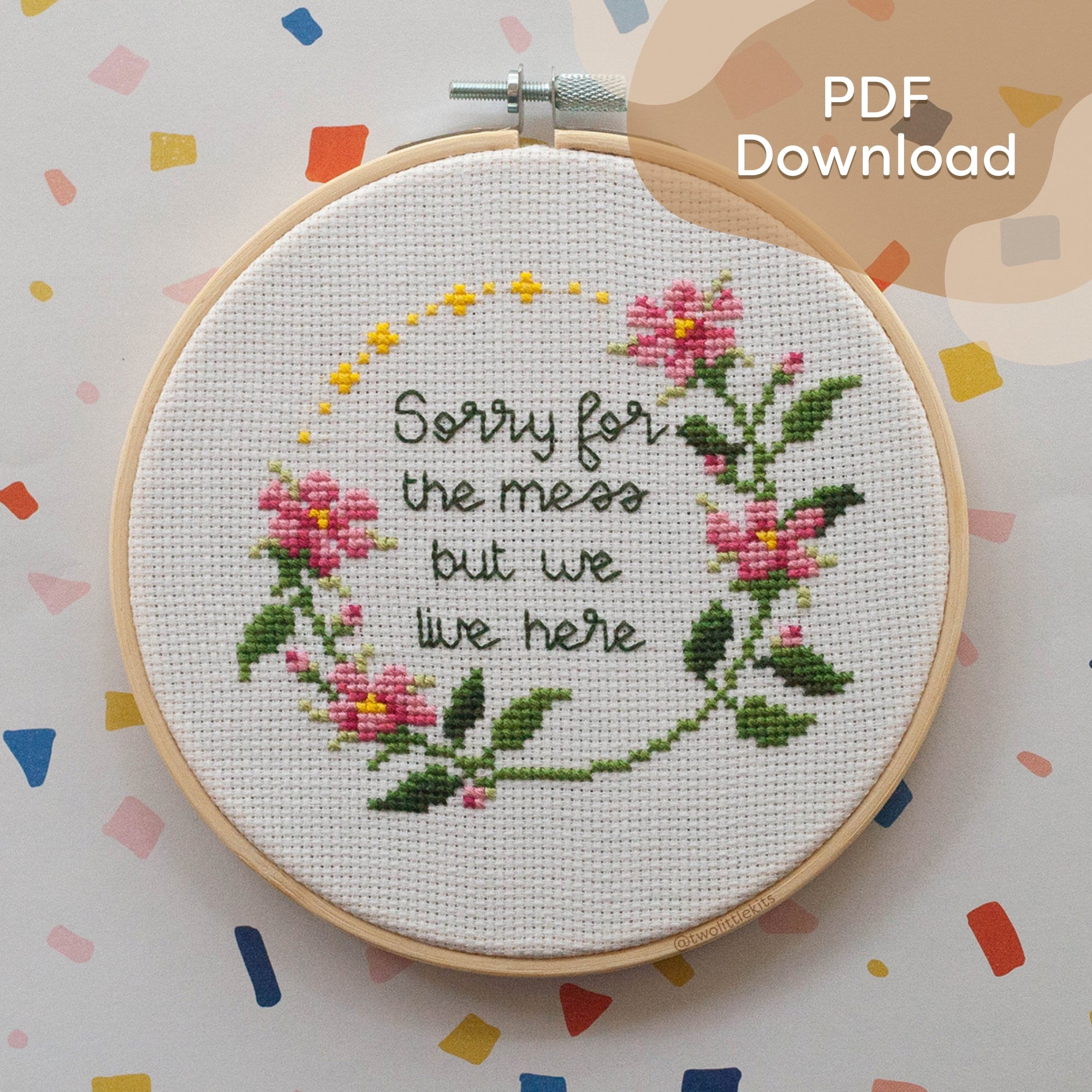 Cross-Stitch Pattern - "The Mess"