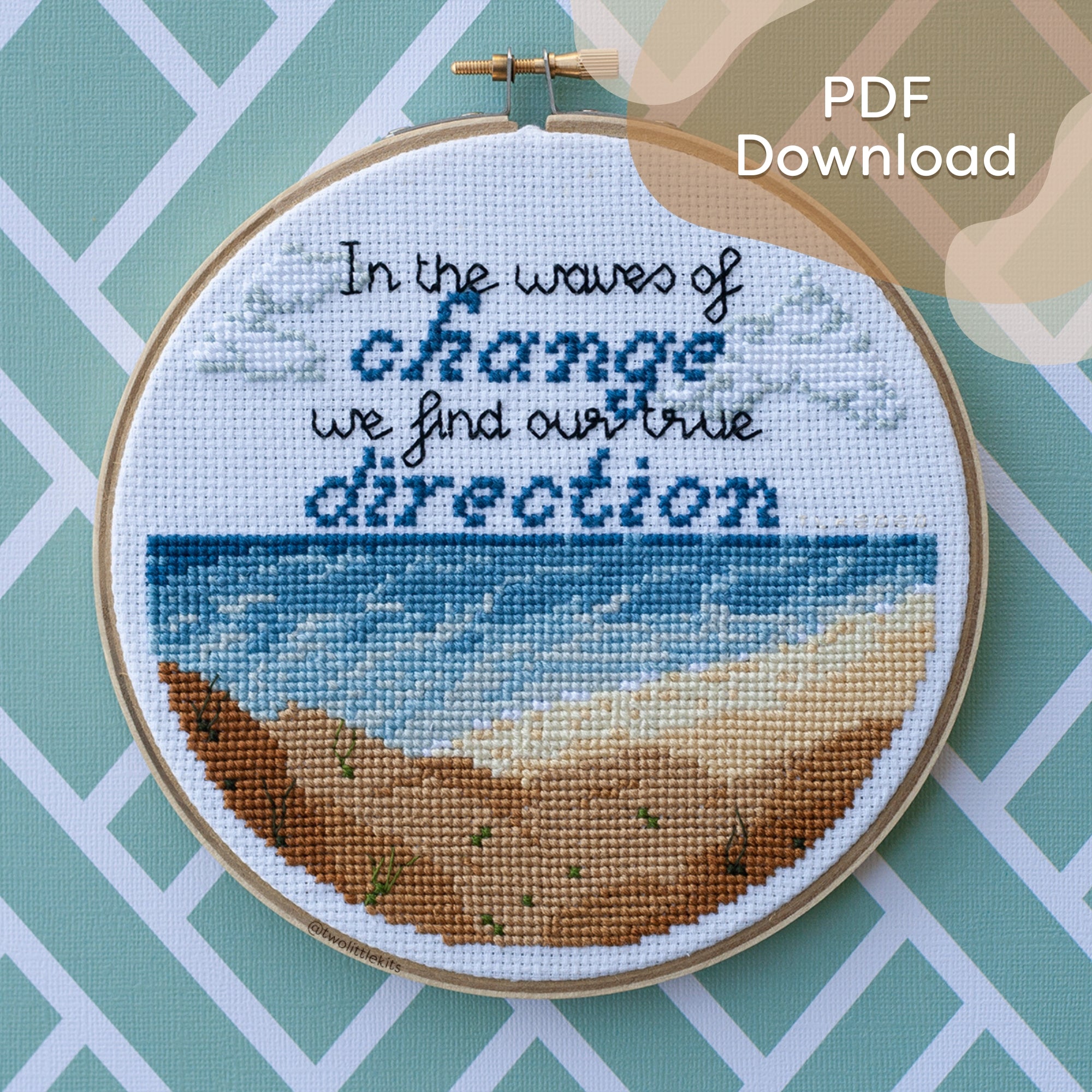 Cross-Stitch Pattern - "True Direction"