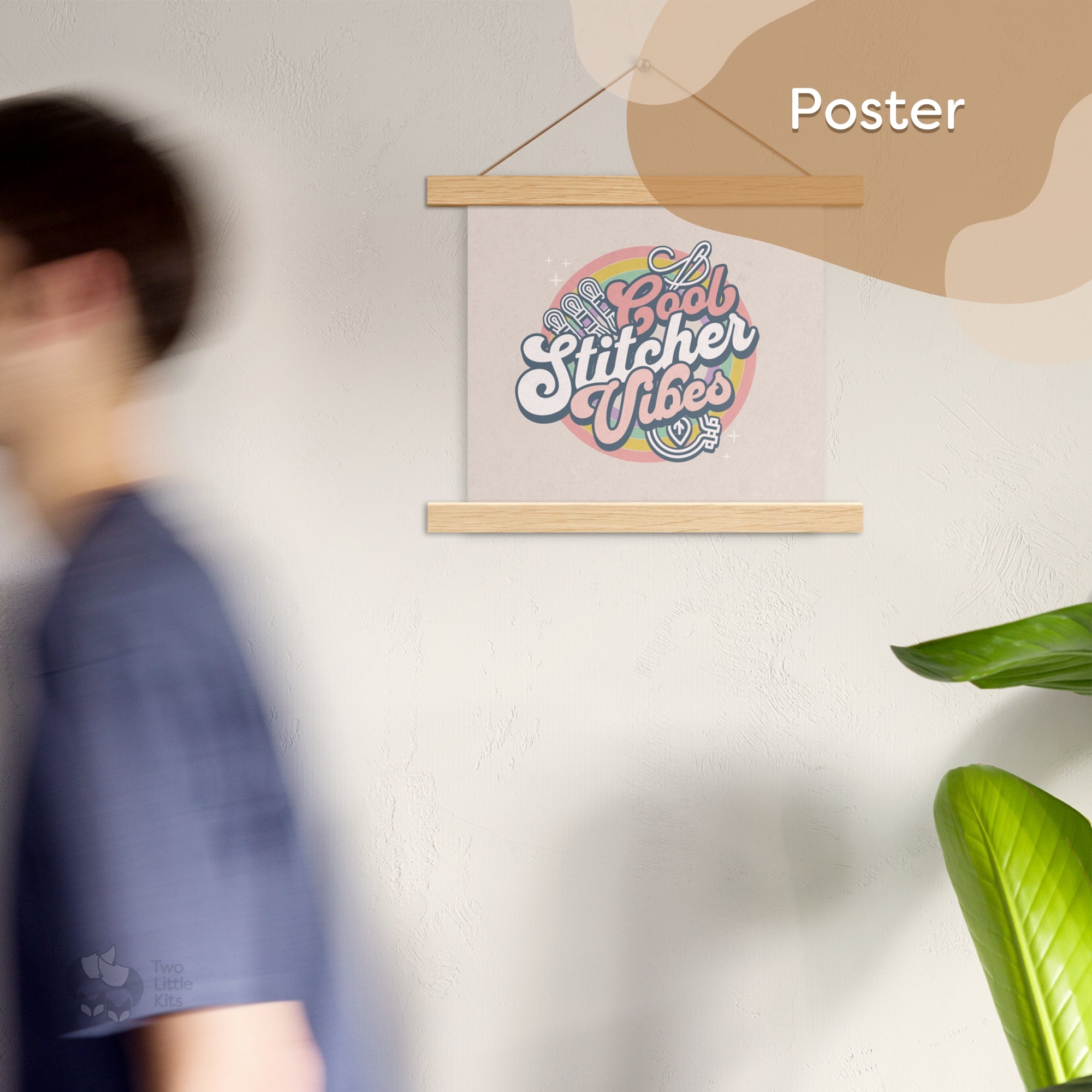"Cool Vibes" - Poster with hangers
