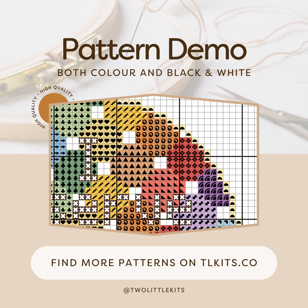 "Mental Health: Happiness" - Cross-Stitch Pattern