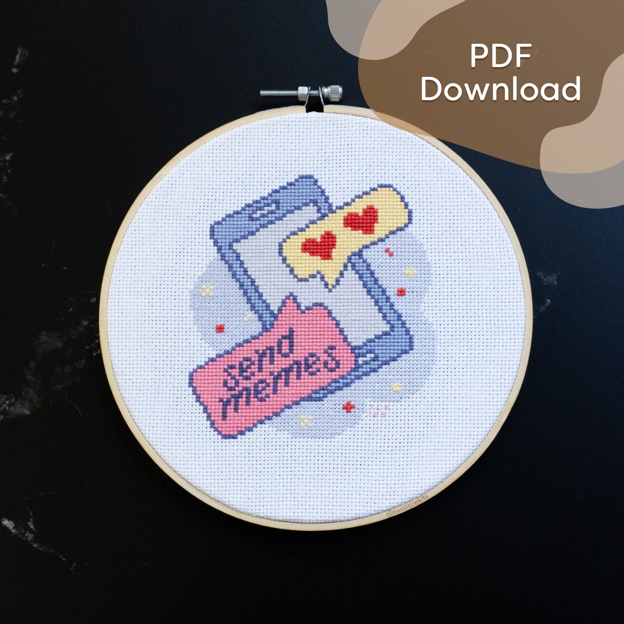 "Send Memes" - Cross-Stitch Pattern