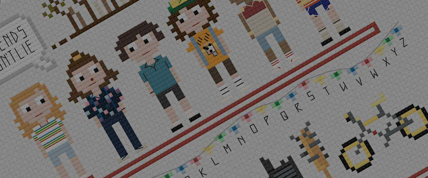 Cross-Stitch Sampler - "Stranger Things"