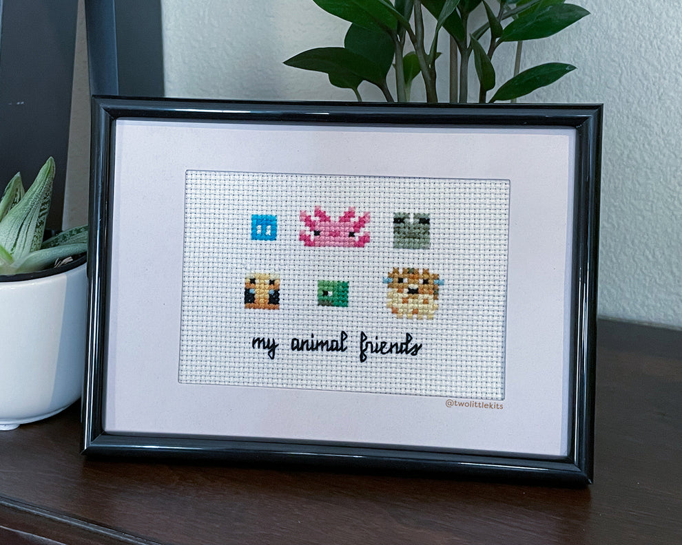 Cross-Stitch Pattern - "Minecraft Friends"