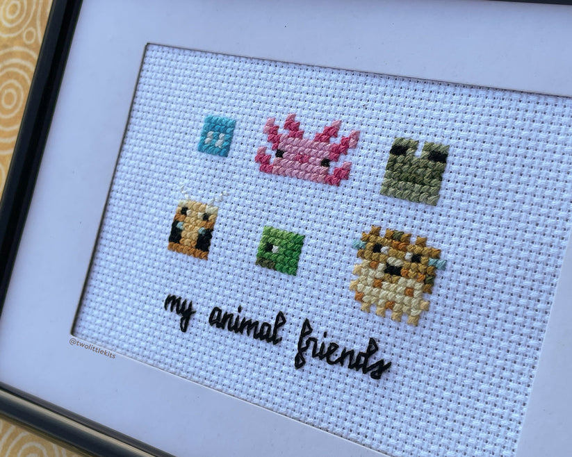 Cross-Stitch Pattern - "Minecraft Friends"