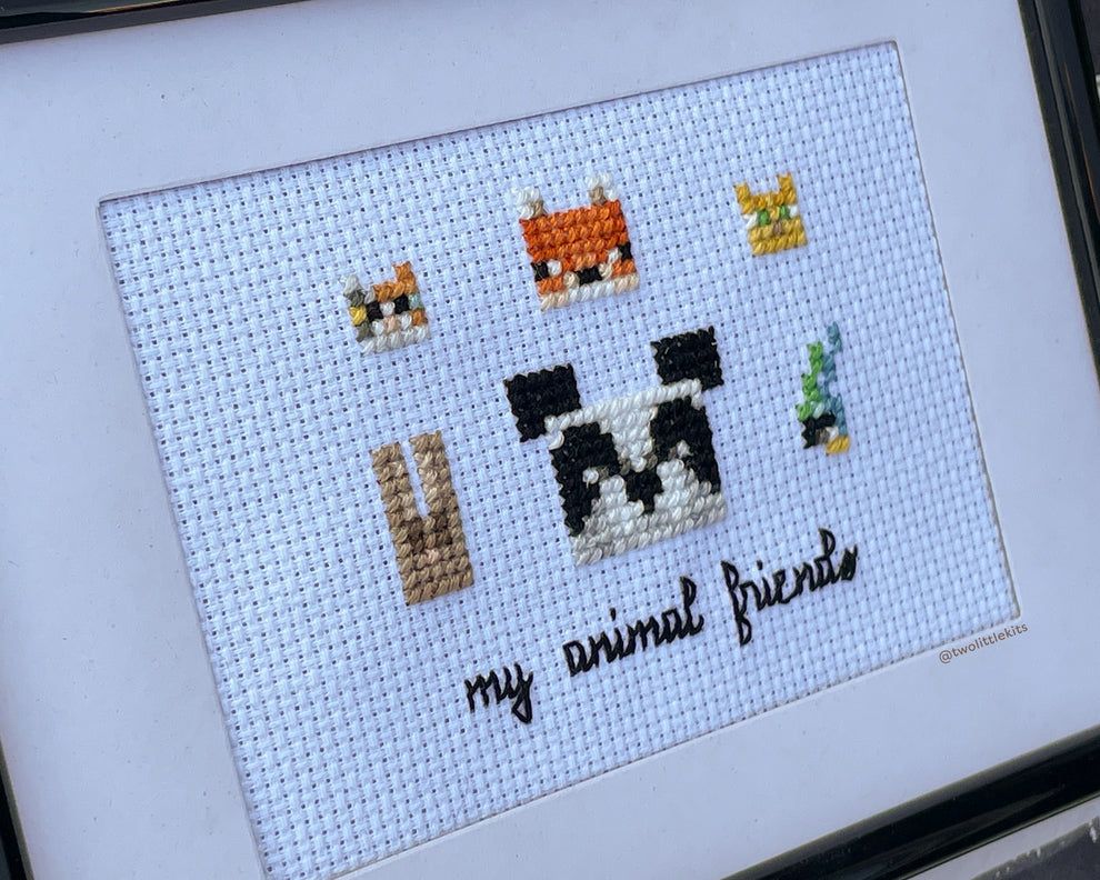 Cross-Stitch Pattern - "Minecraft Buddies"